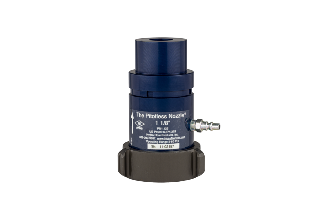 1 ⅛″ Pitotless Nozzle® Grooved | Hose Monster