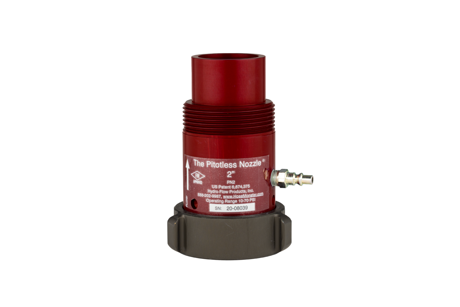 2″ Pitotless Nozzle® Threaded | Hose Monster